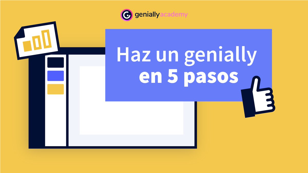 Genially (Español) on Twitter: "Sigue estos 5 pasos para crear tu genially. En poco tiempo ...