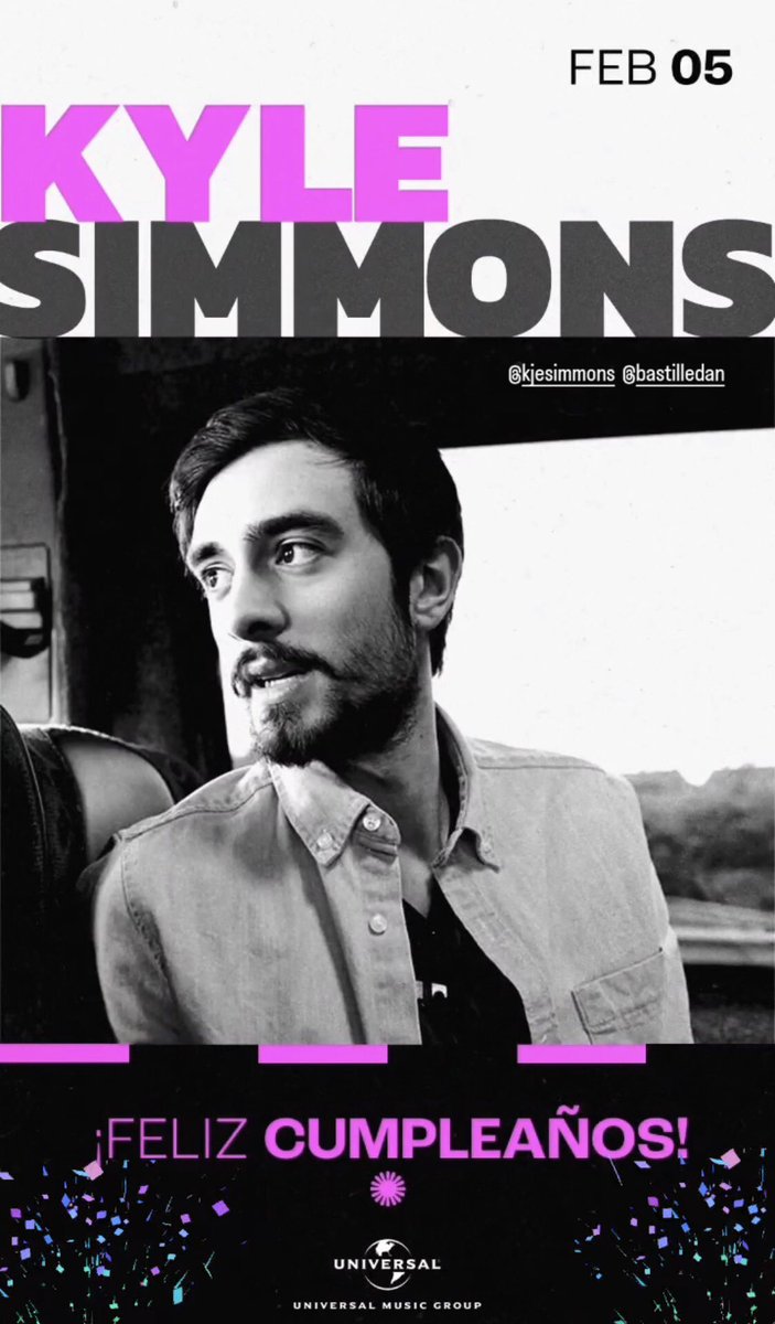 Bastille México on Twitter: "La pequeña ficha que la gente de @UMusicMexico hizo para celebrar ...