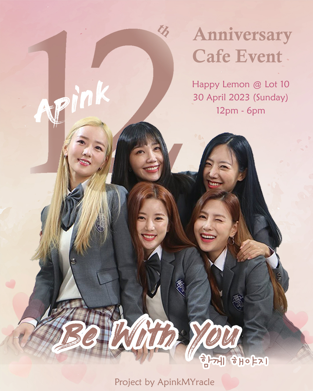 Apink Malaysia Fansite 🇲🇾 on Twitter: "Malaysian pandas, mark down your date👇 𝐀𝐩𝐢𝐧𝐤'𝐬 𝟏𝟐𝐭𝐡 ...