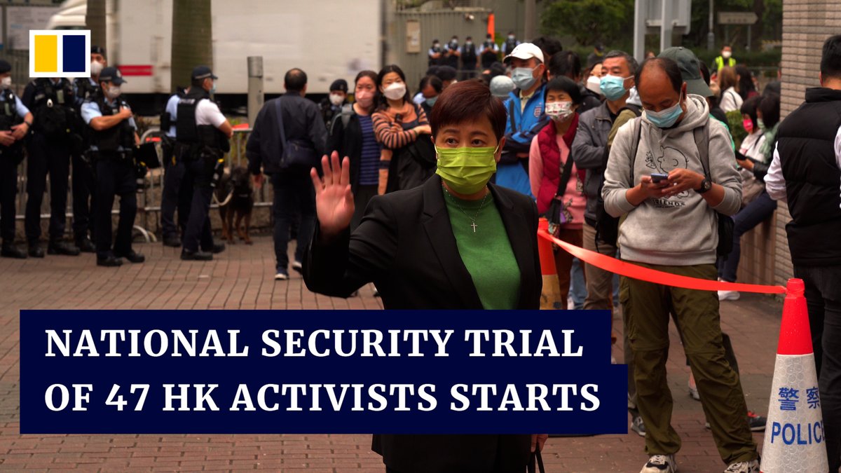 A landmark national security trial kicked off in Hong Kong on February ...