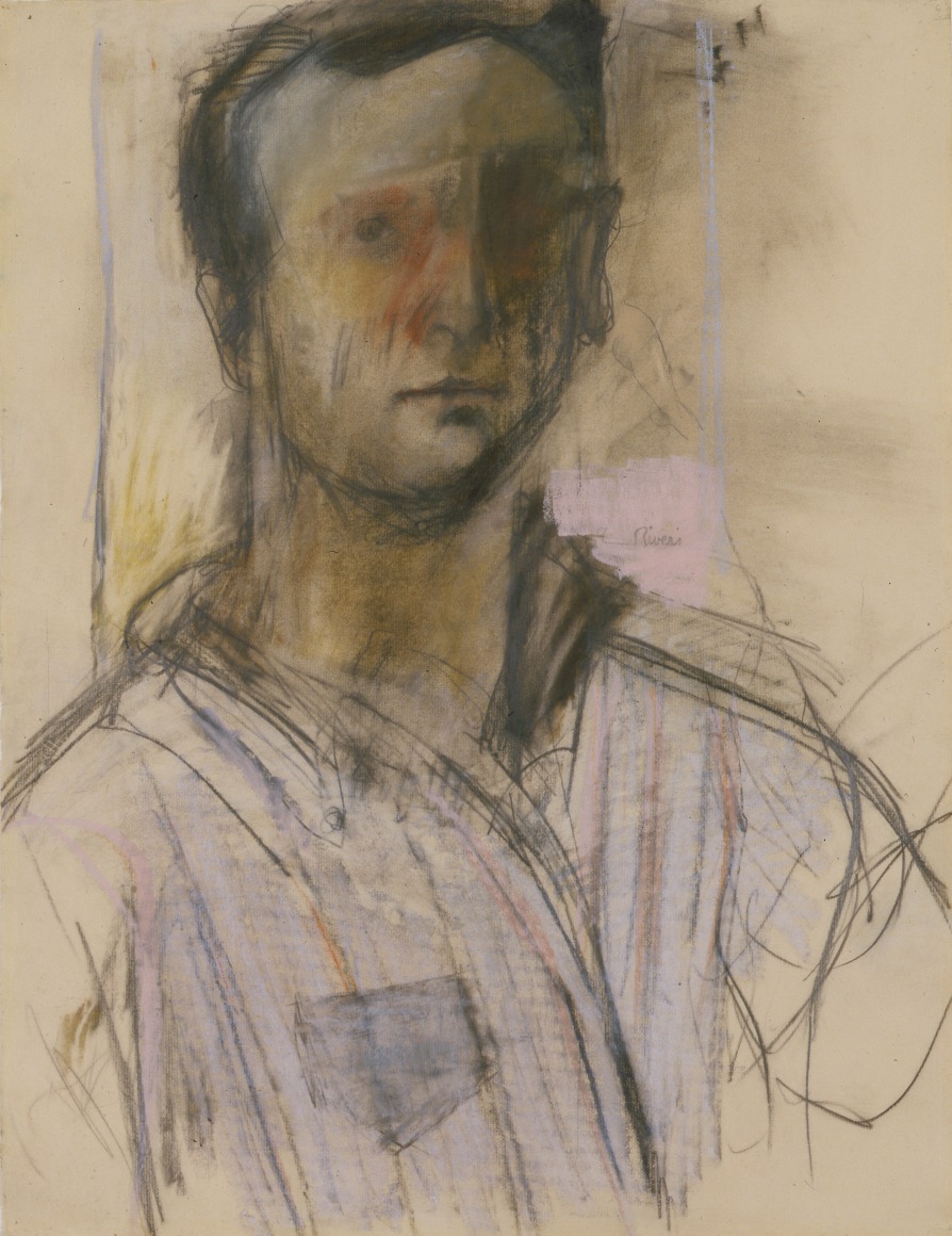 「Larry Rivers Self Portrait, 1953, charc」|Yudai Deguchiのイラスト