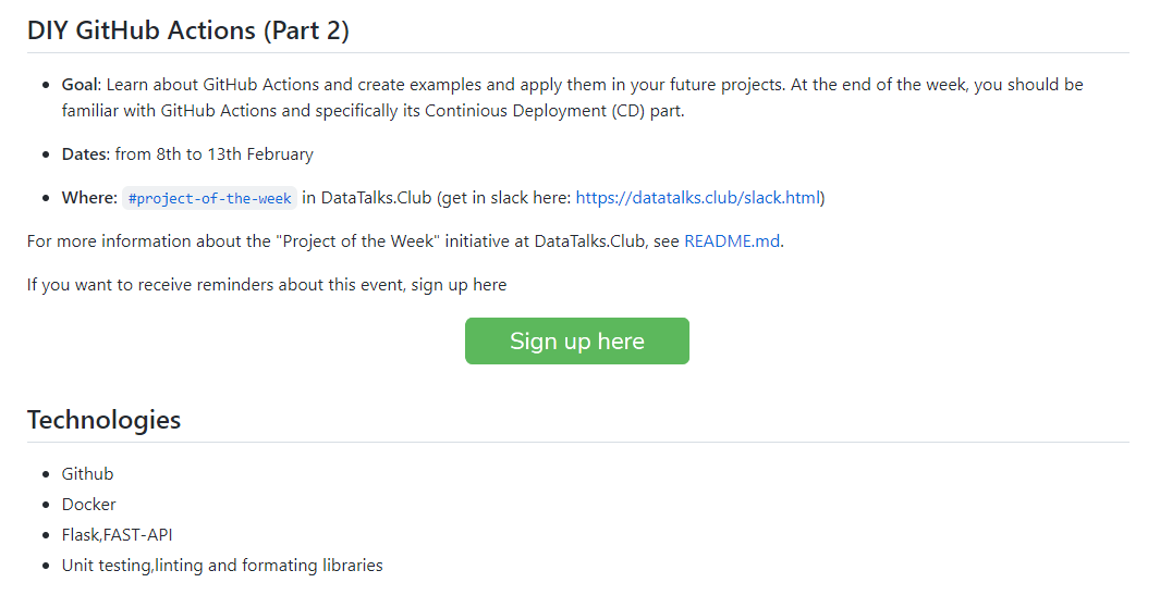 DataTalksClub on Twitter: "We finished 2 out of 6 days of our study group on hands-on experience ...