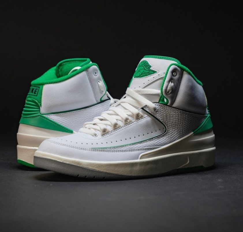 SNKR_TWITR on Twitter: "AD: Jordan Retro 2 ‘Lucky Green’ available here Nike US http://bit.ly ...