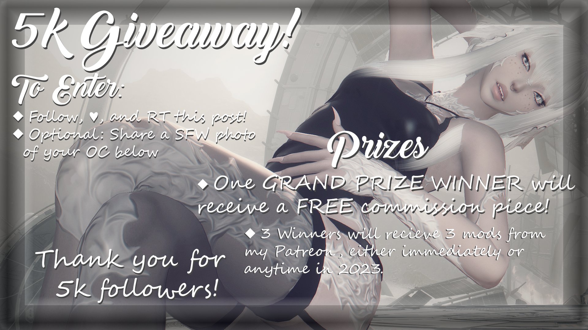 𝕡𝕣𝕒𝕪𝕖𝕣🍋 GIVEAWAY PINNED 📌 on Twitter: "♥5k Follower Giveaway!!♥ Win free mods and commissions ...