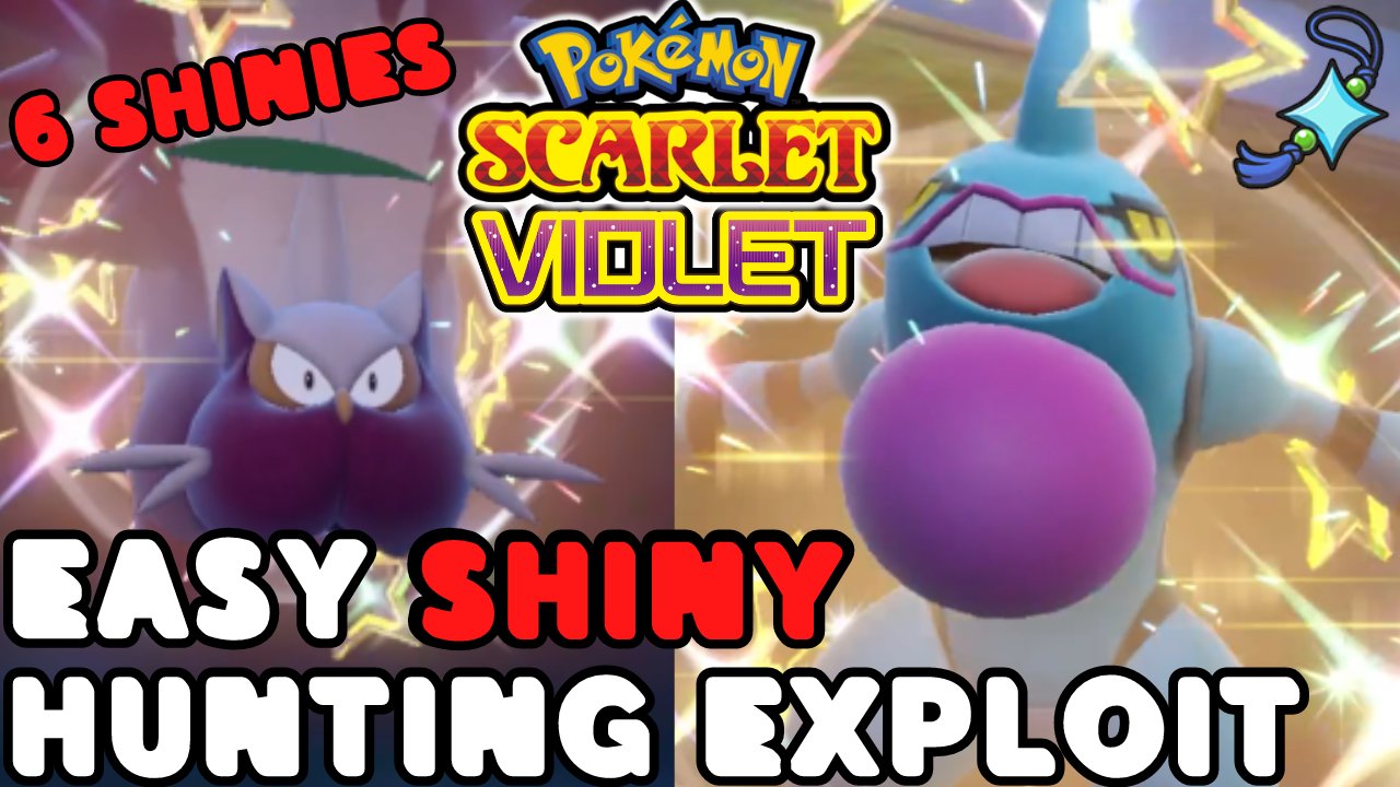 PanFro💯 on Twitter: "6 INSANELY Easy SHINY HUNTS Exploit for Pokemon Scarlet and Violet! Video ...