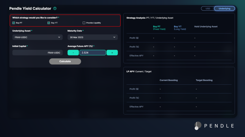 The Pendle Yield Calculator just got prettier, easier and better 🚀 Proper usage of it can give ...