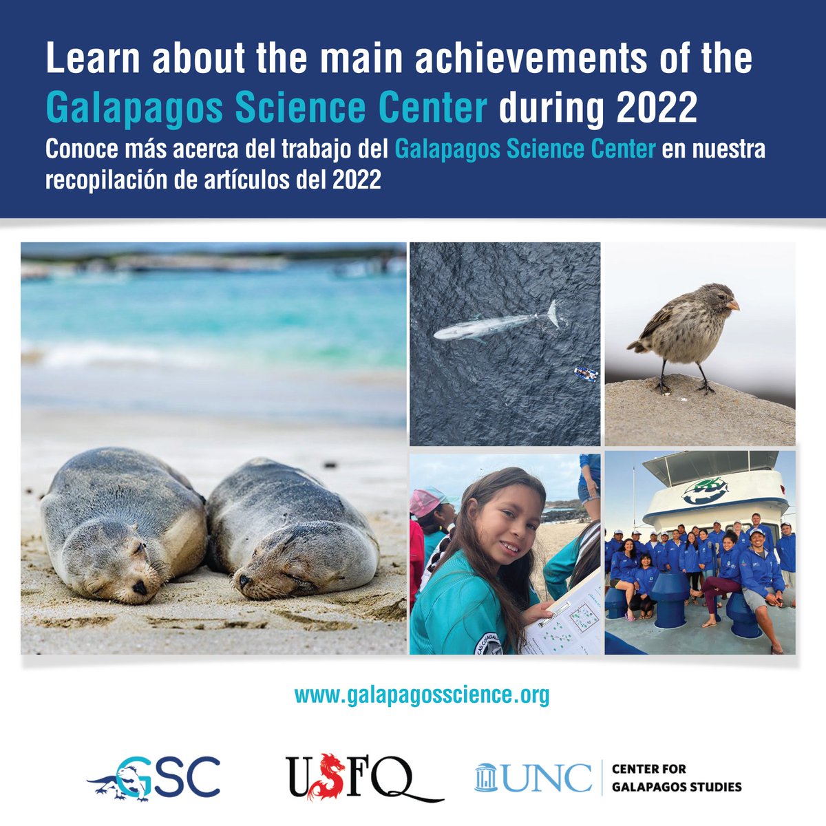 Galapagos Science Center on Twitter: "RT @UNC_Galapagos: 2022 was a BIG year for the ...