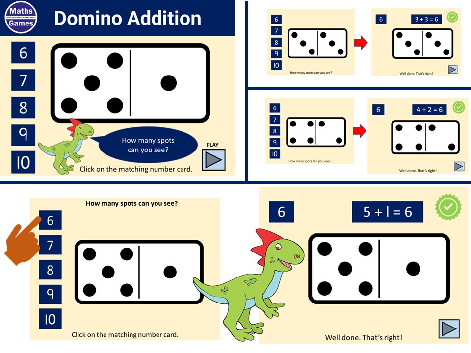 EYFS Maths Games on Twitter: "RT @EyfsGames: Help the Dinosaur count ...