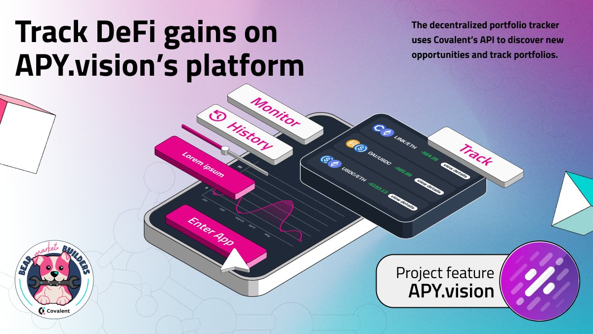 Covalent 🐻 🛠 on Twitter: "👑 Liquidity providers run #DeFi! 🌊 @ApyVision (@BMB_Nation # 017) has ...