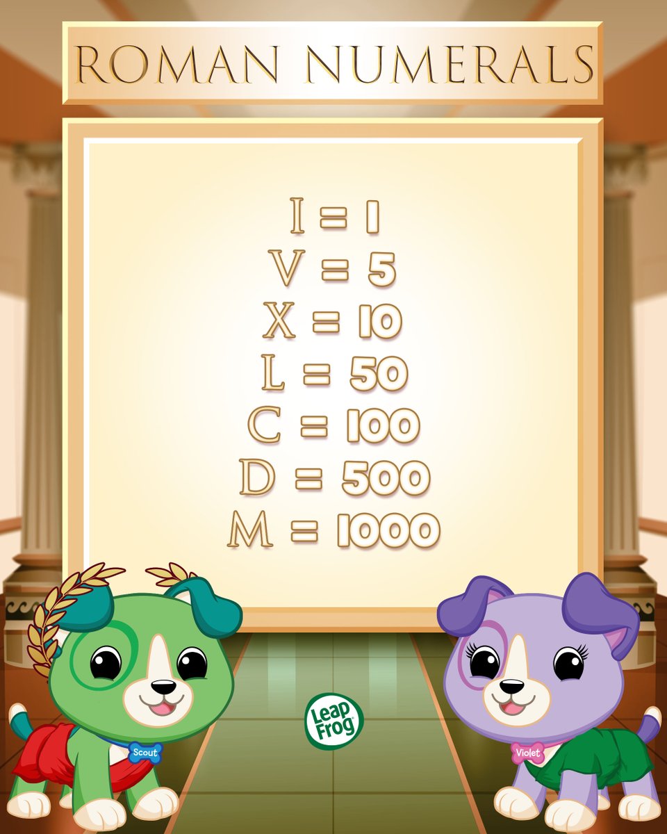 LeapFrog On Twitter Ever Looked At Roman Numerals And Wondered How leapfrog-on-twitter-ever-looked-at-roman-numerals-and-wondered-how