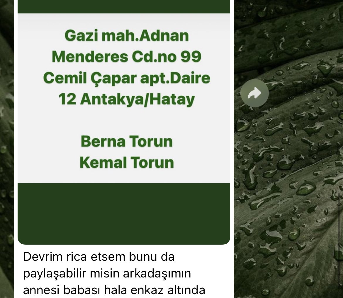 Devrim Özkan on Twitter: "#Hatay #Deprem #Yardım https://t.co/HtvJltfeA0" / Twitter