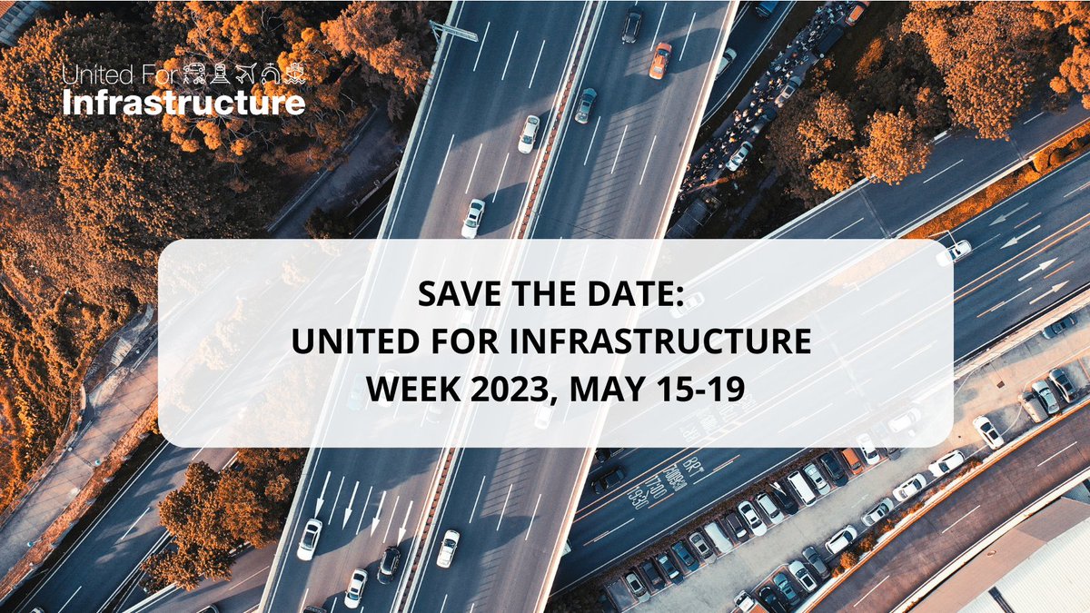 ASCE Gov't Relations on Twitter: "RT @United4Infra: We're back! United for Infrastructure Week ...