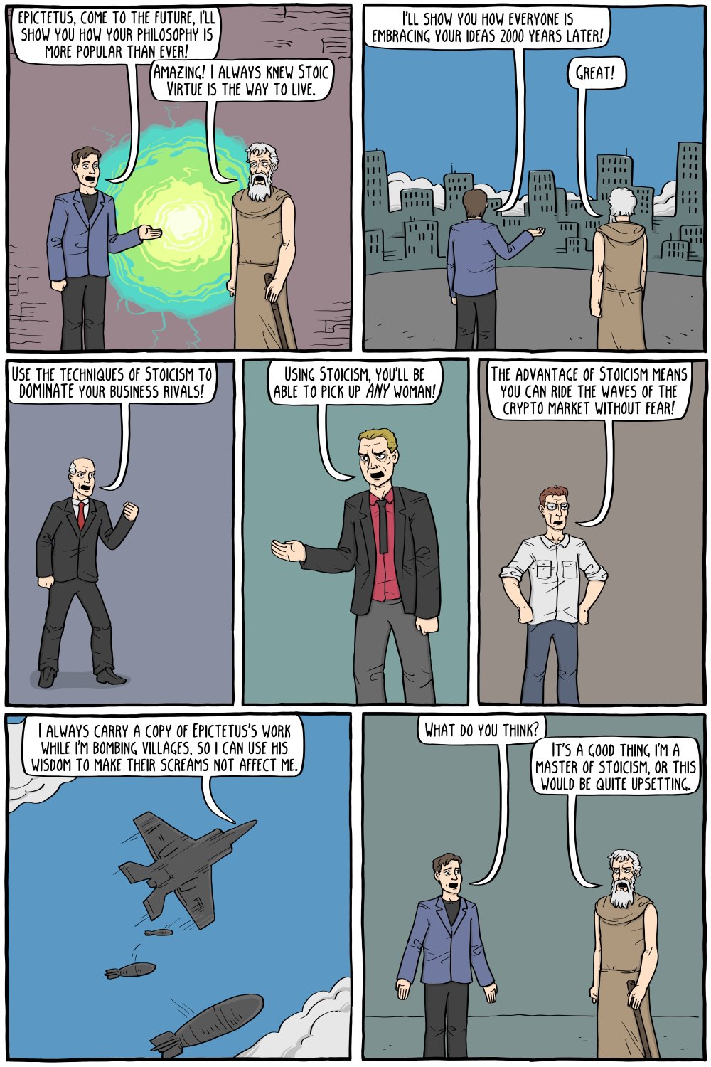 Existential Comics on Twitter: "Modern Stoic Philosophy - https://t.co/umNWW8Nwsc https://t.co ...