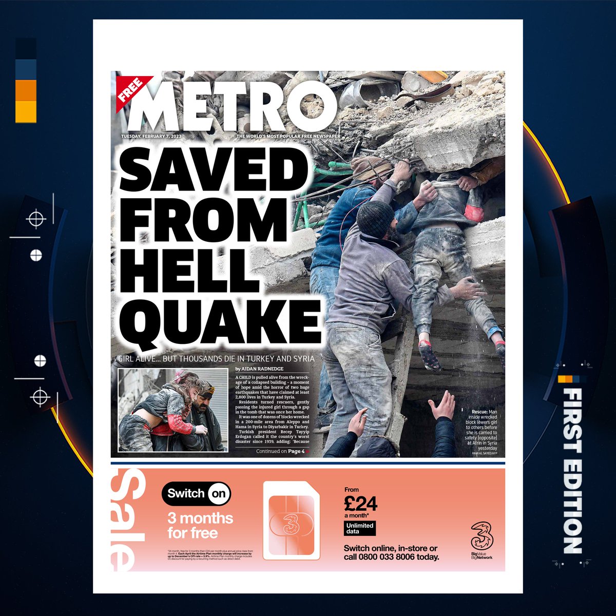Tom Newton Dunn On Twitter Rt Firstedition Tuesdays Metro Saved