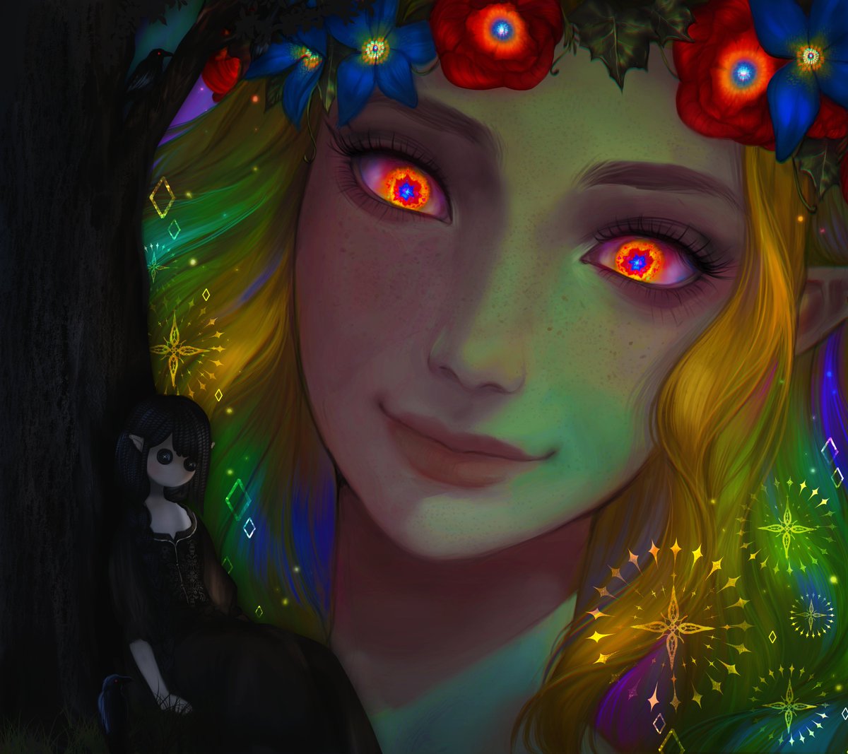 mars ♡*｡⁠.⁠ 🏳️‍⚧️ ∞ - 📌 on Twitter: "RT @Raviollies: « Precious Daffodil » Blythe's Fey Warlock ...