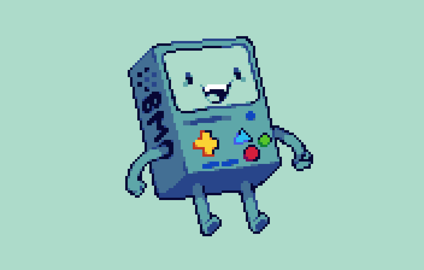 Bmo Pixel Art Adventure Time BMO Pixel " Magnet For Sale By