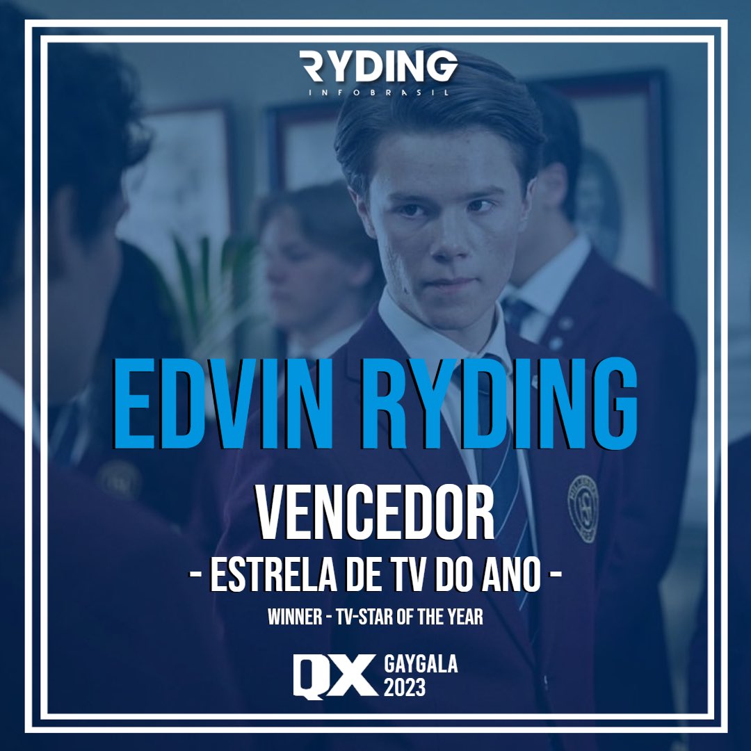 Edvin Ryding Info on Twitter: "🏆 | Edvin Ryding é o grande vencedor da categoria “Estrela de TV ...