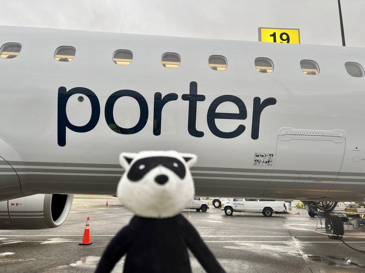 FL360aero on Twitter: "Meet Mr. Porter - The new mascot of Canadian Porter Airlines, as its new ...