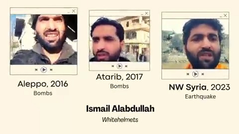 #EyesOnIdlib on Twitter: "My solidarity with Ismail A. #WhiteHelmets I knew him when he told us ...