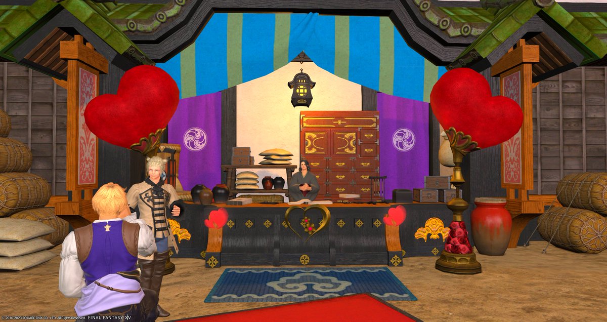 【FF14】ヴァレンティオンデー2023飾り付けや風景、街の様子まとめ : FF14みんなの反応