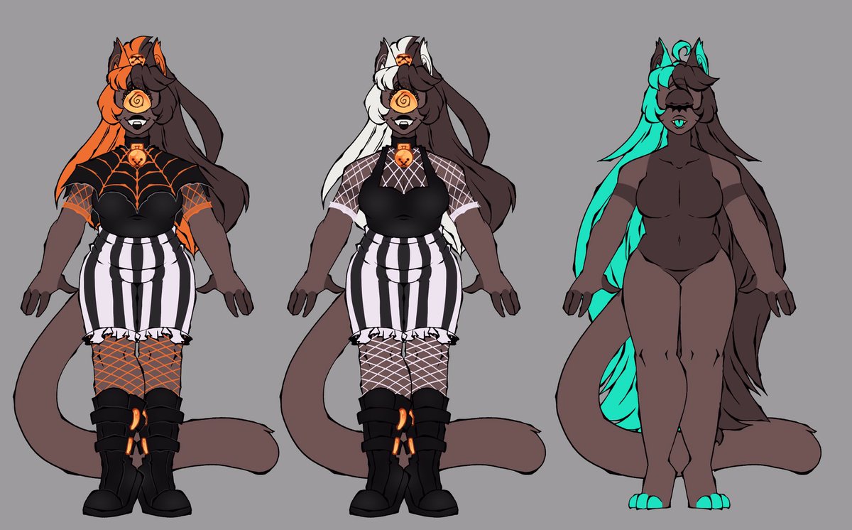 TwistedDisaster ☾ demon Vtuber on Twitter: "WIP of the updated reference sheet! Still not done ...
