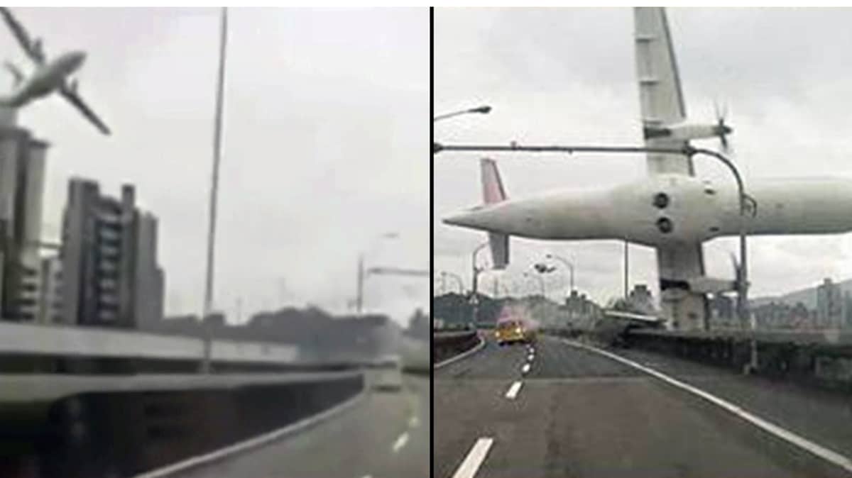 Ladbible News On Twitter π Horrifying Moment Plane Sliced Car In