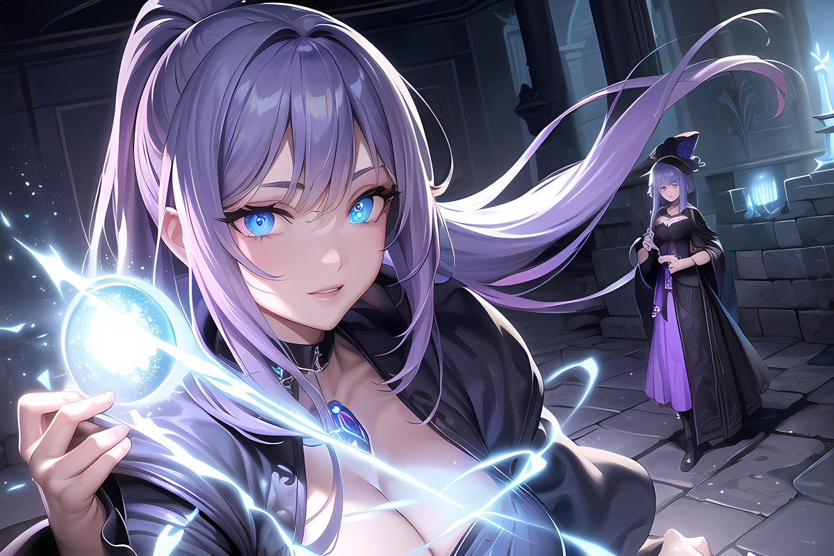 Void Men AI Maker || Comission Open on Twitter: "Mage girl #Mage https://pixiv.net/artworks ...