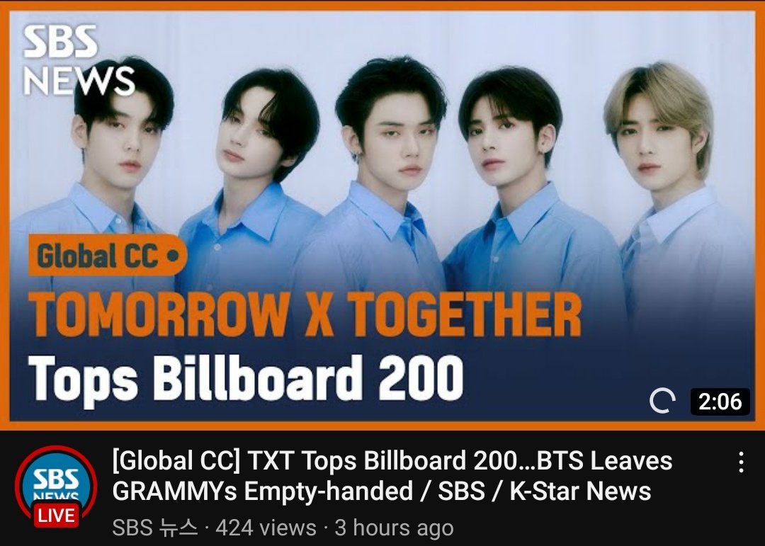 ⁵The Teyunie Chapter on Twitter: "RT @txt_book: [#YOUTUBE] TXT Tops Billboard 200 SBS News https ...