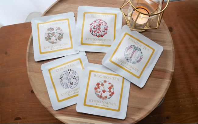 貴山リーサ on Twitter: "RT @PRTIMES_JP: 【飲むだけで伝統工芸の支援になる】西陣織の本図案をパッケージにあしらったウェルネスティーが販売開始。～購入金額の最大10% ...