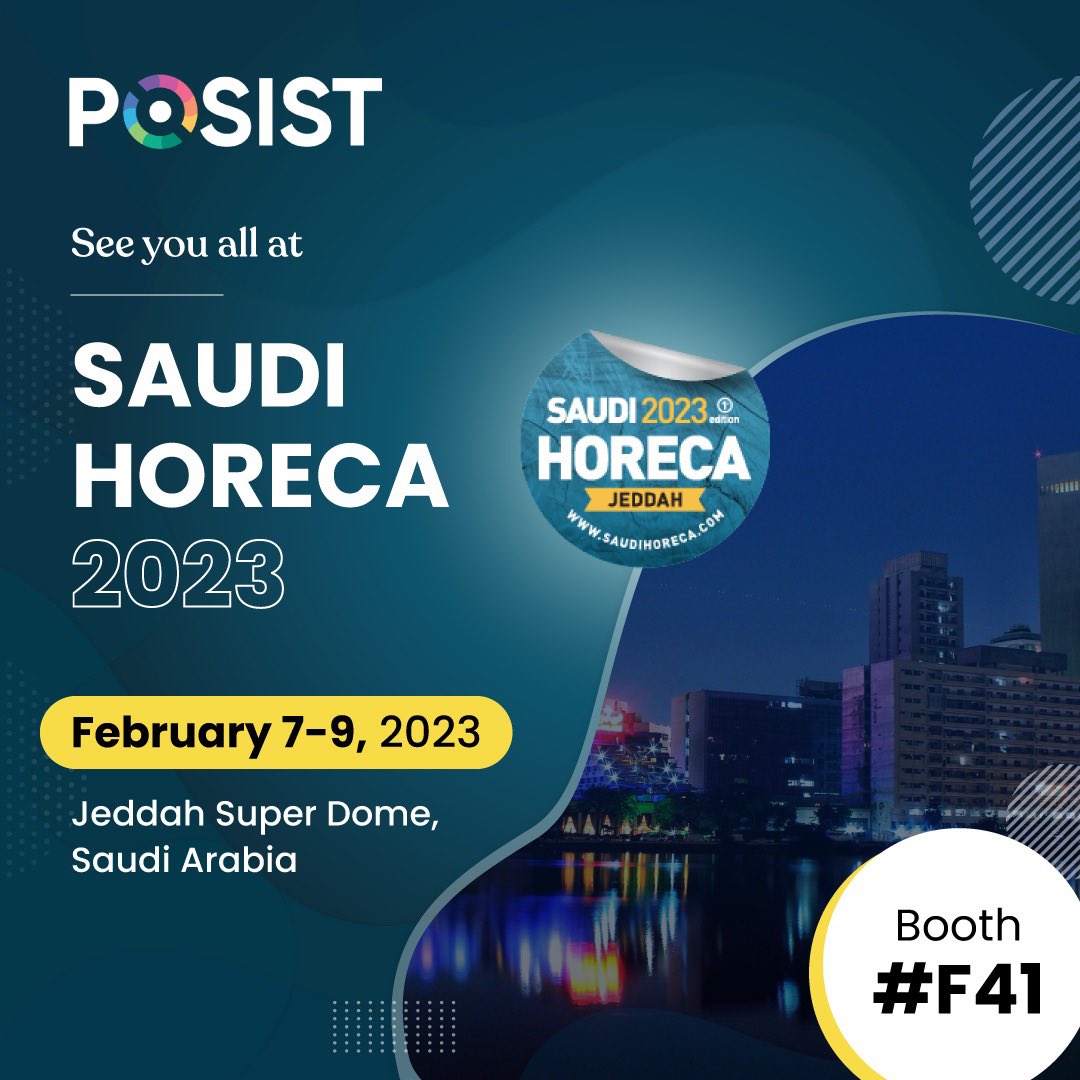 Posist Technologies on Twitter: "Here we come again, Saudi Arabia! 🇸🇦 Meet our team at Booth # ...
