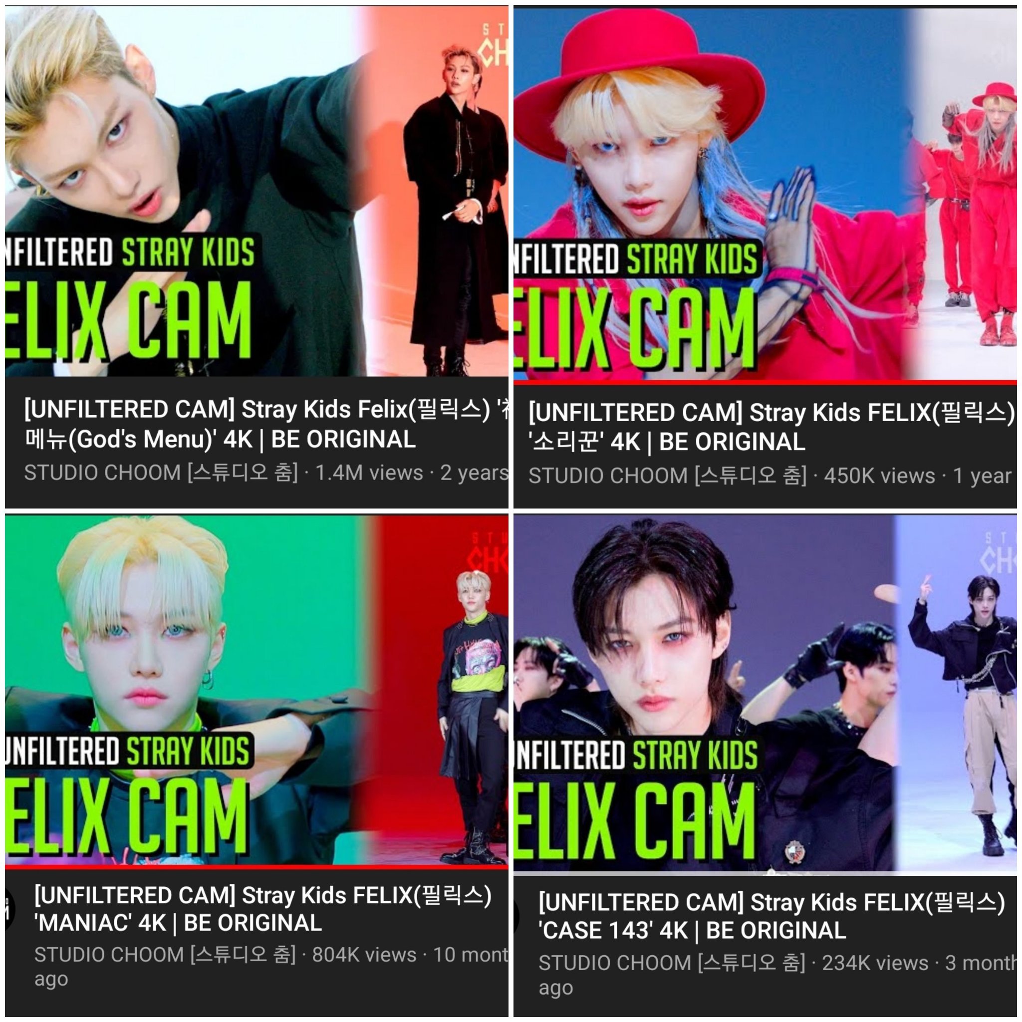 Felix Fancam on Twitter: "💫Plz stream Studio Choom Felix Fancams to get more views. 🐳 God's Menu ...