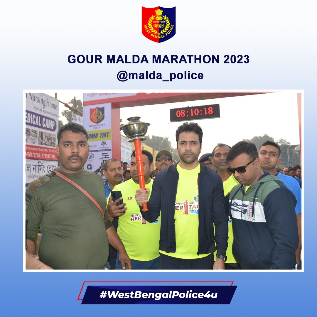 West Bengal Police on Twitter: "The "Gour Malda Marathon 2023" by @malda_police was held in the ...
