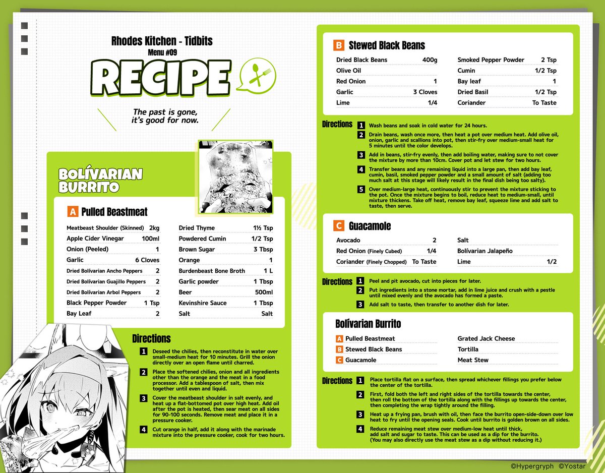 Arknights Official Comic: Rhodes Kitchen - Tidbits The Rhodes Kitchen ...