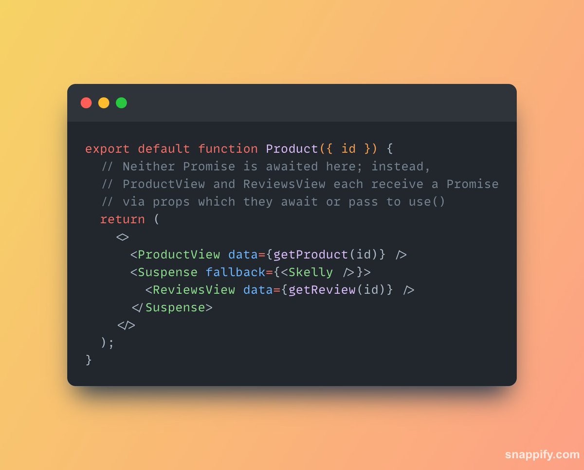 Jack Herrington on Twitter: "RT @sophiebits: For simple apps, it's natural to fetch all data in ...