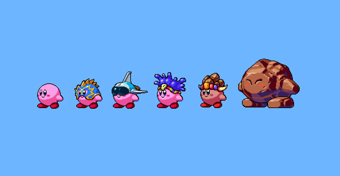 Animated Kirby Sprites