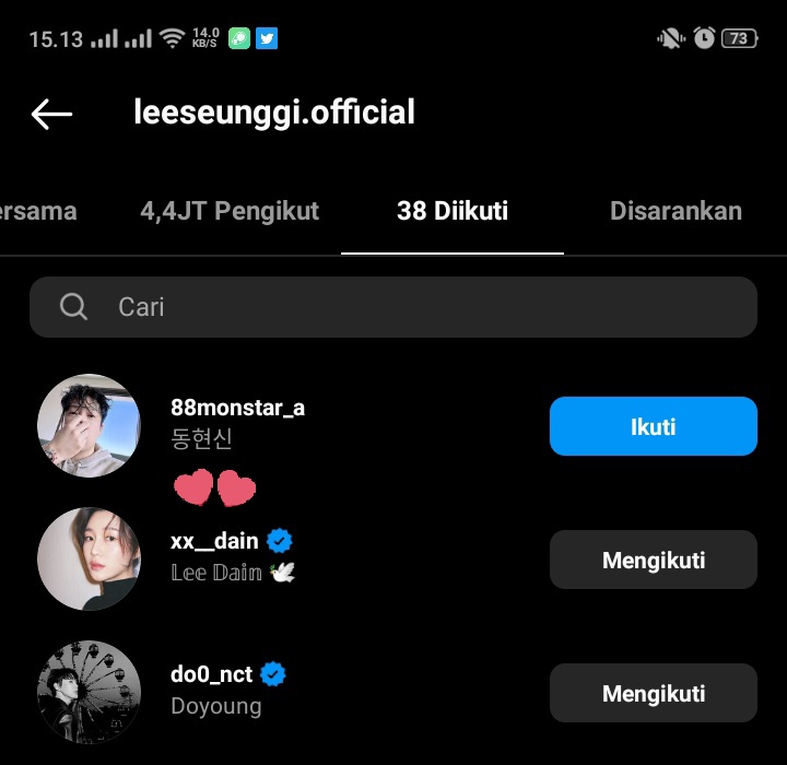 K-Drama Menfess on Twitter: "•kdm• pada akhirnya, Lee Seung gi mengikuti Ig Lee dain. Setelah ...