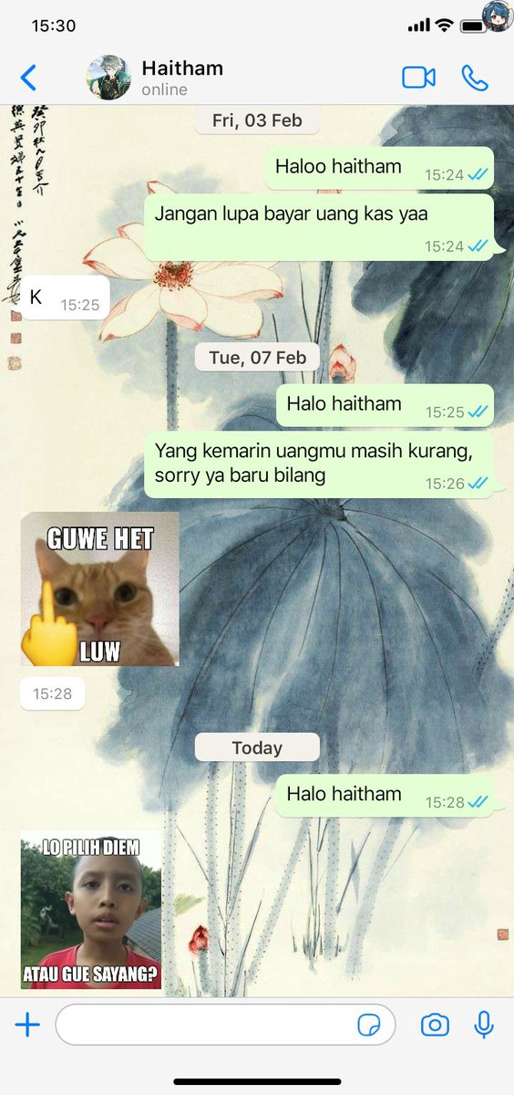 TOPUP MURAH 📌 PAKE CW TW YANG BENAR on Twitter: "au! cw // bxg , hailou , al haitham x nilou ...