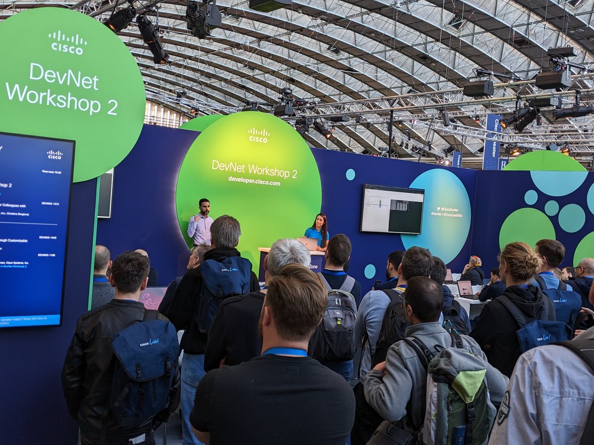 Cisco DevNet on Twitter: "Wow! It is good to be back at #CiscoLiveEMEA and we love seeing ...
