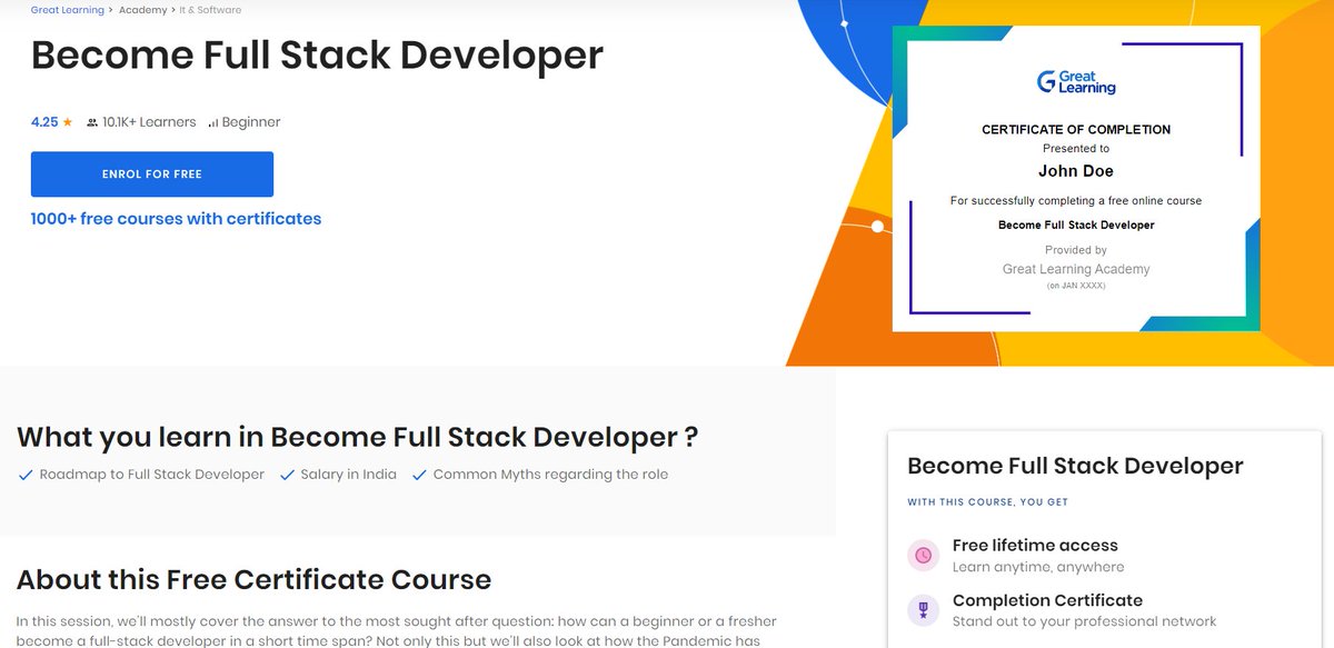 5 Full-stack courses and certifications to add to your resume (boost ...