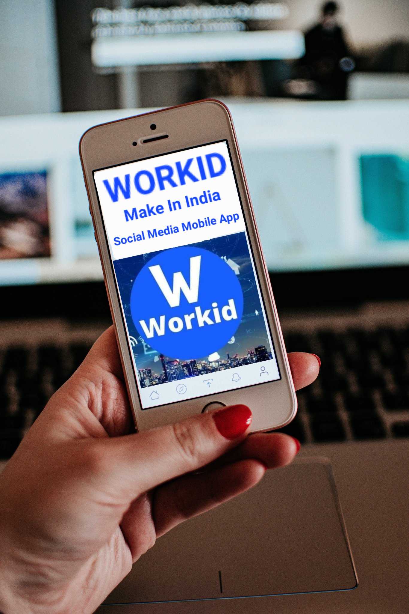 WORKID on Twitter: "WORKID Make In India । Social Media। Mobile App।#MSH_MeitY #tdbgoi # ...