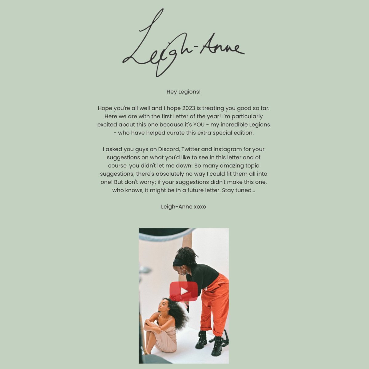 Leigh Anne Charts On Twitter Letters From Leigh Anne Issue 6 The Fan Edit 💚