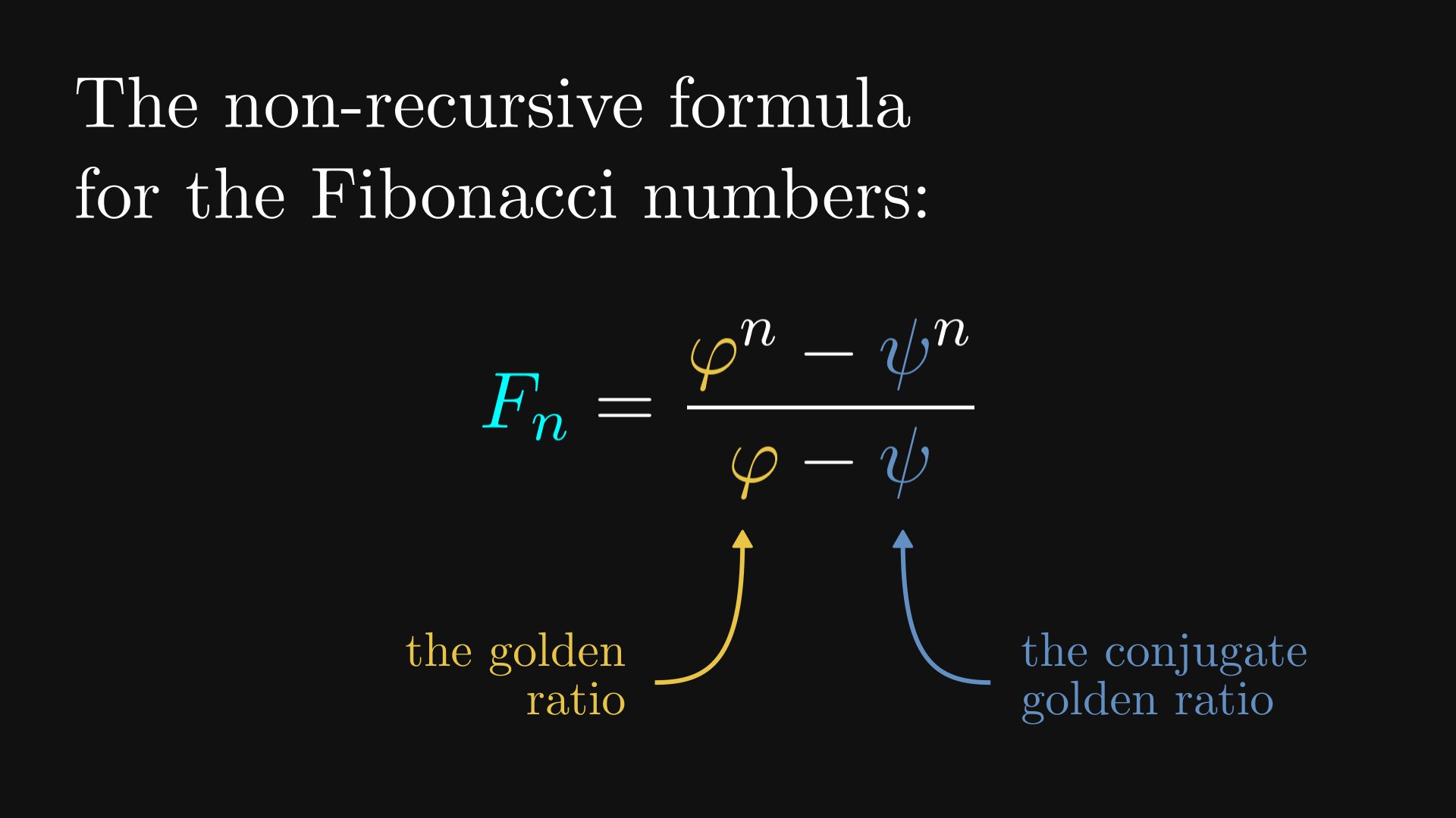 Recursive Formula