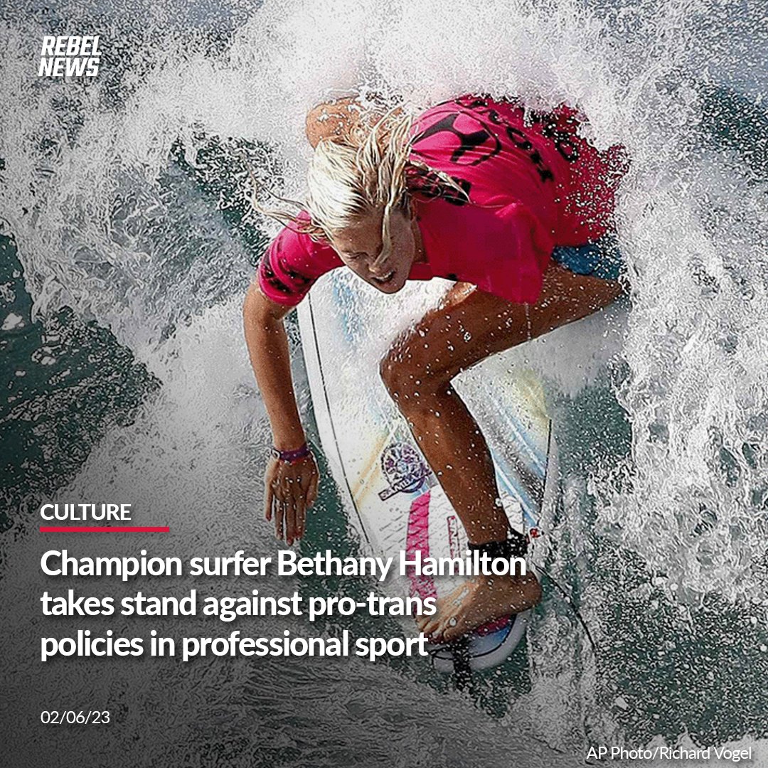 Rebel News On Twitter Bethany Hamilton The Professional Surfer Famed