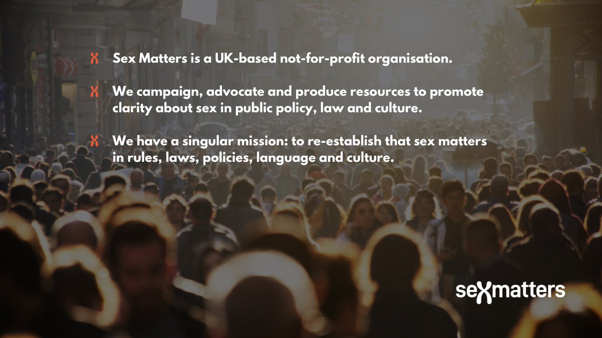 Sex Matters On Twitter Sex Matters Organisations And The State