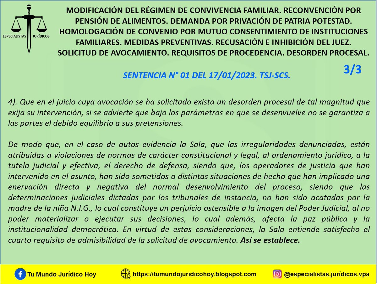 Reinaldo Pereira On Twitter Sentencia N° 02 Del 17 01 2023 Tsj Scs