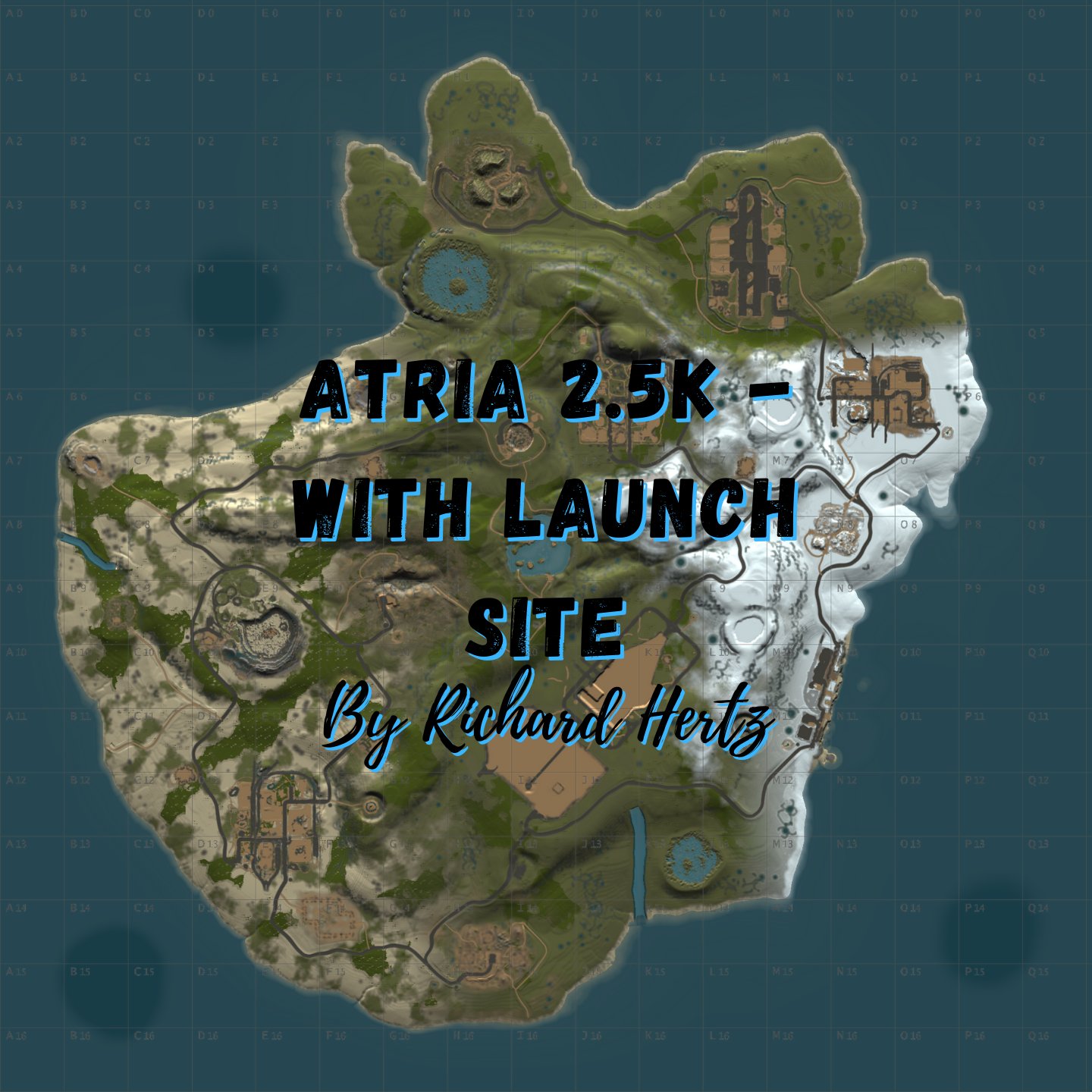 Codefling on Twitter: "Atria is a small 2500-sized map with Launch Site! It is ideal for small ...