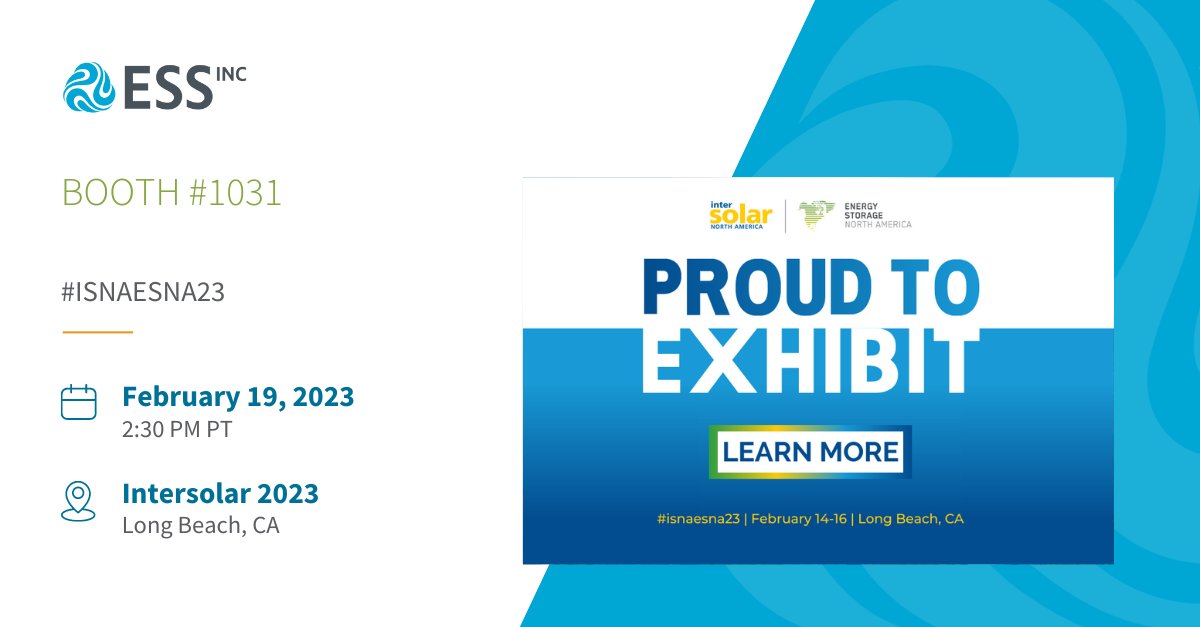 ESS Inc. on Twitter: "We are officially 1 week away from #isnaesna23! Stop by booth #1031 to ...