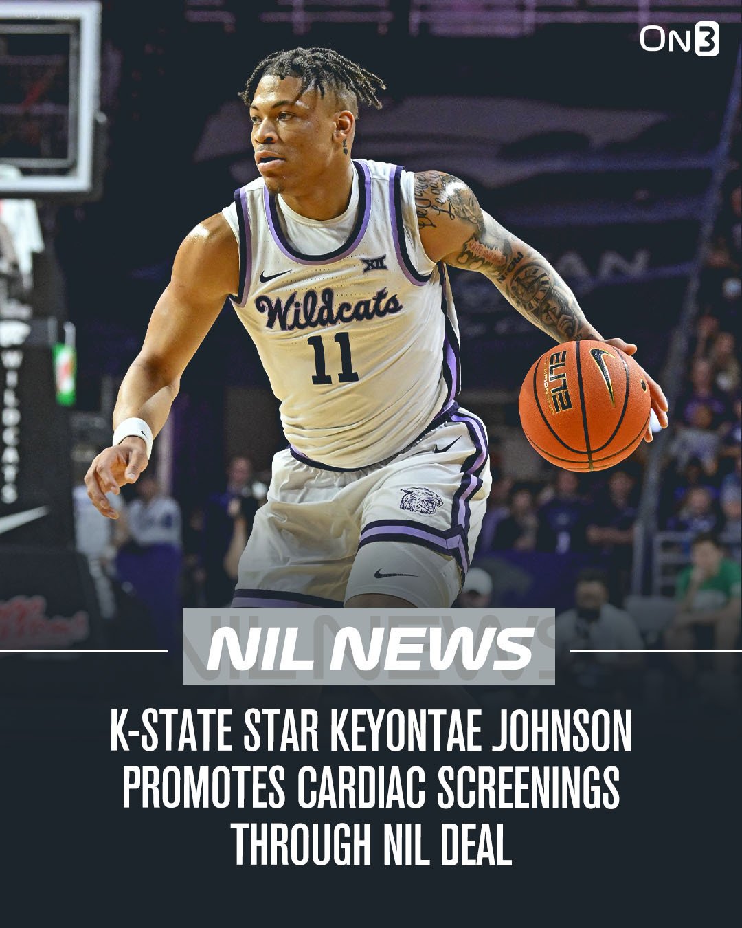 On3 NIL on Twitter: "K-State star Keyontae Johnson’s new #NIL deal with Heartfelt goes straight ...