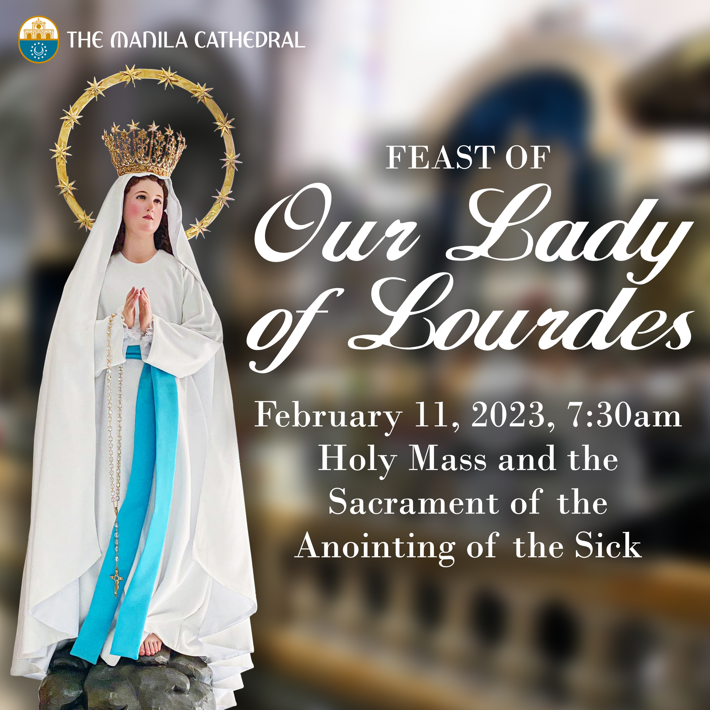Manila Cathedral on Twitter: "OUR LADY OF LOURDES | February 11 On ...