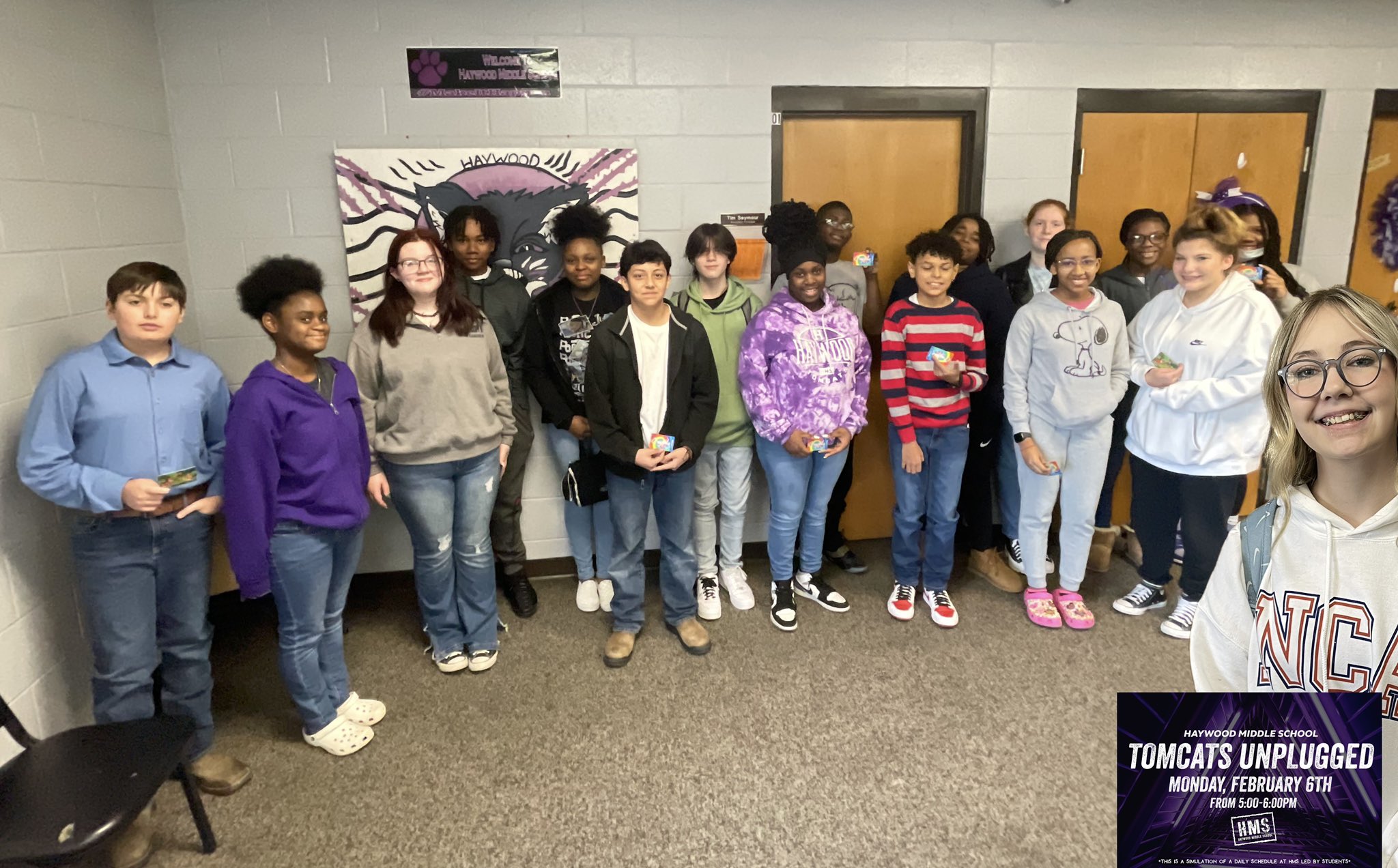 Haywood Middle School on Twitter: "Congratulations to our “Tomcats Unplugged” winners ...